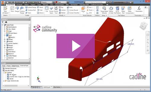 Inventor 2016 Ilogic External Rule Storage Cadline Community